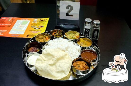 Iyer Vegetarian Restaurant in Dandenong North - Restaurant menu and reviews
