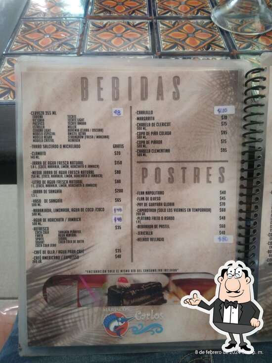 Mariscos Carlos, Manzanillo - Menú del restaurante, precios y reseñas