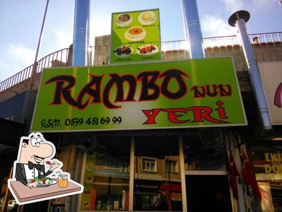 Menu at Rambo'nun Yeri, Gülşehir