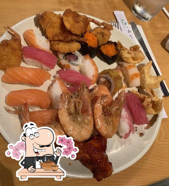 Menu at Kyojin Japanese Buffet restaurant, South Miami