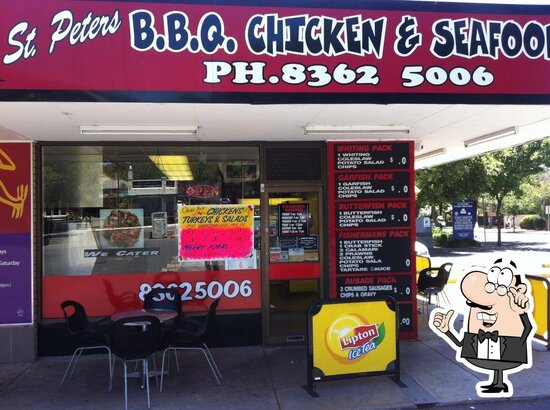 Carta de St Peters Bbq Chicken And Seafood, Saint Peters