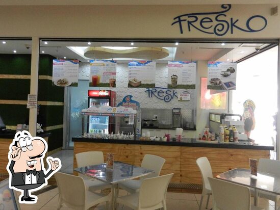 Menu at Fresko Italian Gelato cafe, Bloemfontein