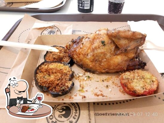 Carta de comida rápida Pollo & Friends Ferrara, Ferrara