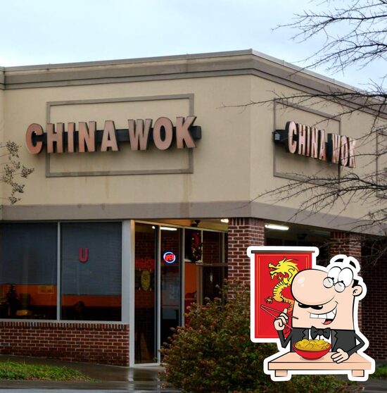 Menu at China Wok restaurant, Inman, Asheville Hwy
