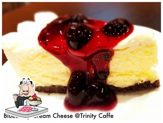 Menu at TRINITY CAFFE' cafe, Bangkok
