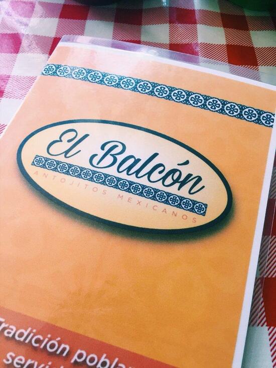 Menu at El Balcón restaurant, Puebla City, C. 7 Sur 1301