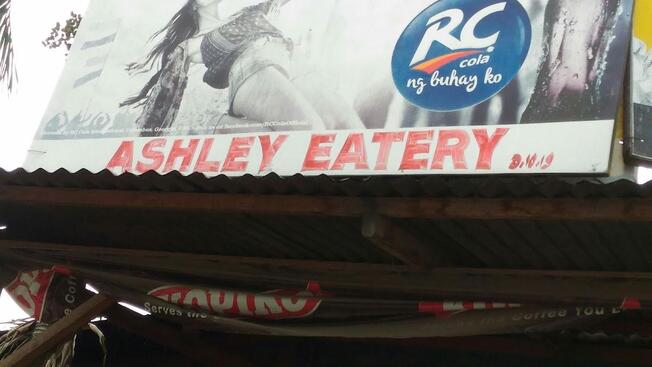 Menu at Ashley Eatery cafe, Davao City