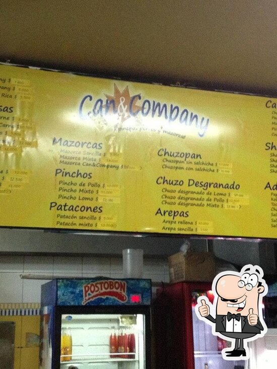 Carta del restaurante Can & Company, Bogotá