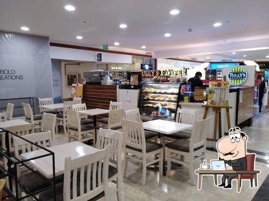 Menu at Tully’s Coffee cafe, Makati