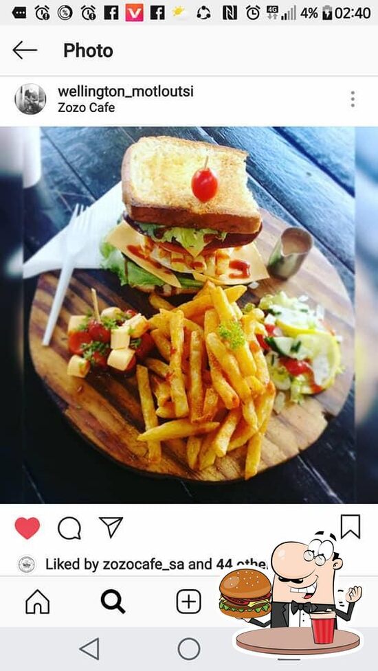 Zozo cafe - Restaurant menu, prices and reviews