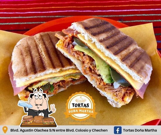 Carta del restaurante Tortas Doña Martha, La Paz