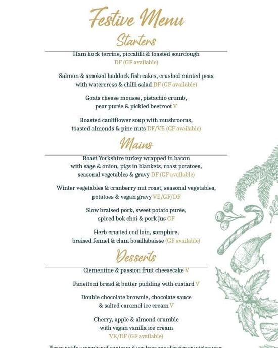 Menu at The Cross Keys Country Bar & restaurant, Bedford, 2 Tithe Rd
