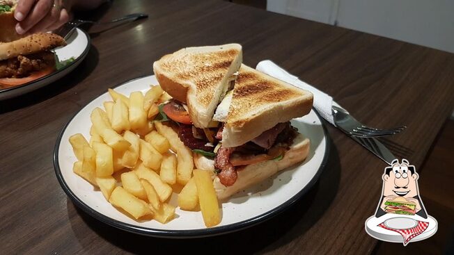 Menu at Shenanigans cafe, Chinchilla