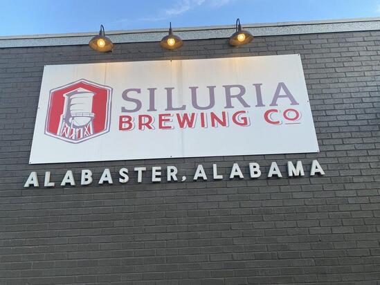 Menu at Siluria Brewing Company, Alabaster