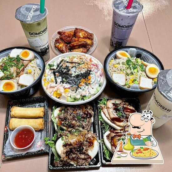 Menu at DOMOISHI ramen-poke-tea-wings restaurant, Chesapeake ...