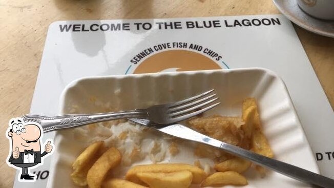 Menu at Blue Lagoon fast food, Sennen Cove