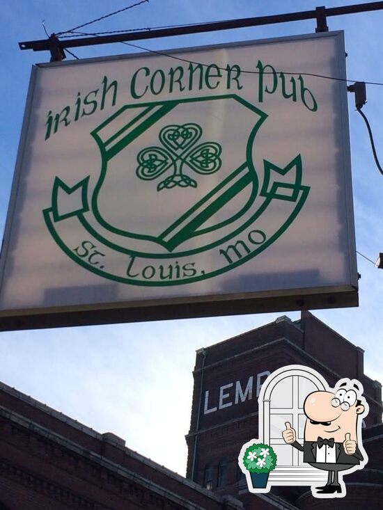 Menu at Irish Corner Pub, St. Louis