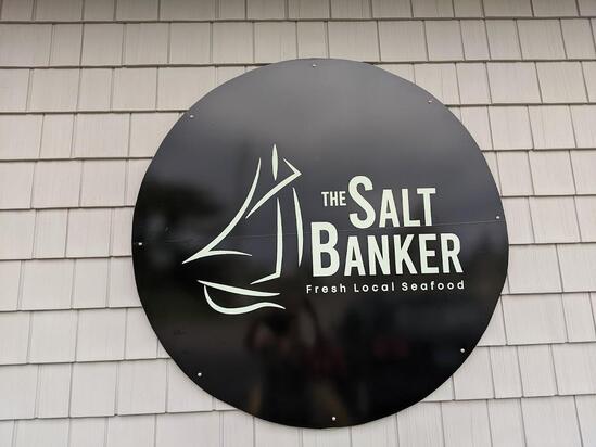 Menu at The Salt Banker restaurant, Clark's Harbour