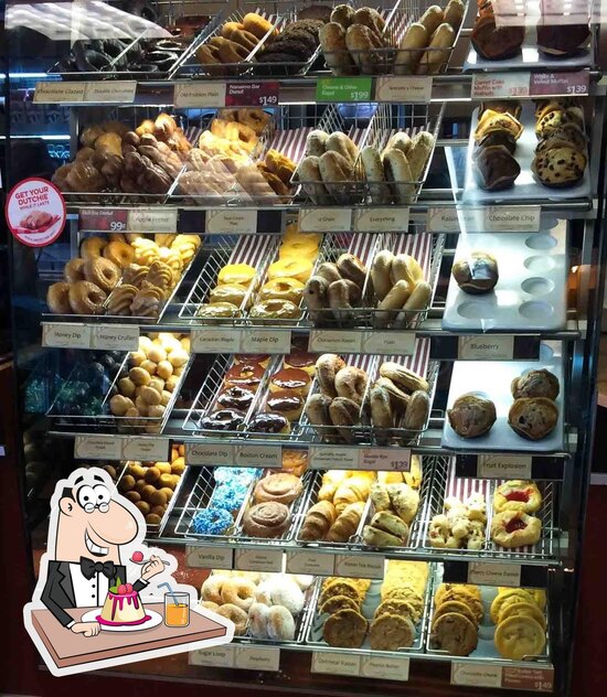 Menu at Tim Hortons restaurant, Sundre