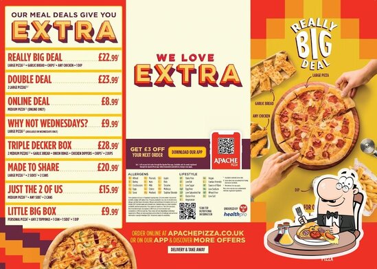 Apache Pizza Larne in Larne - Restaurant menu and reviews