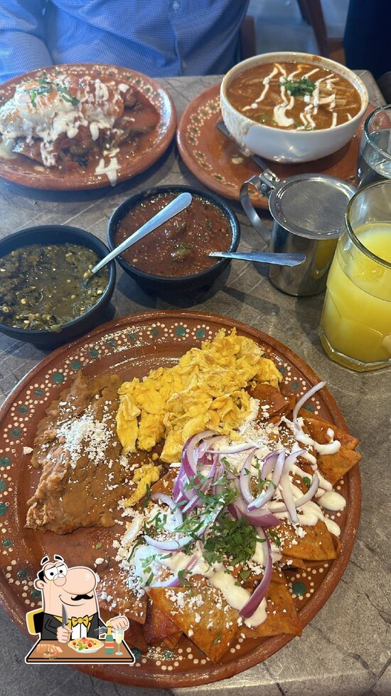 Menu at Los Pioneros Benito Juárez restaurant, Mexicali