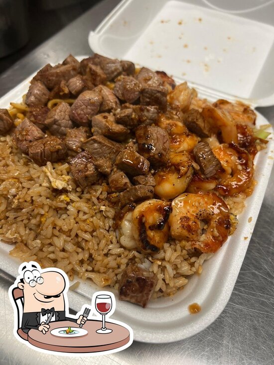 Menu at Dede's Hibachi Express restaurant, South Euclid