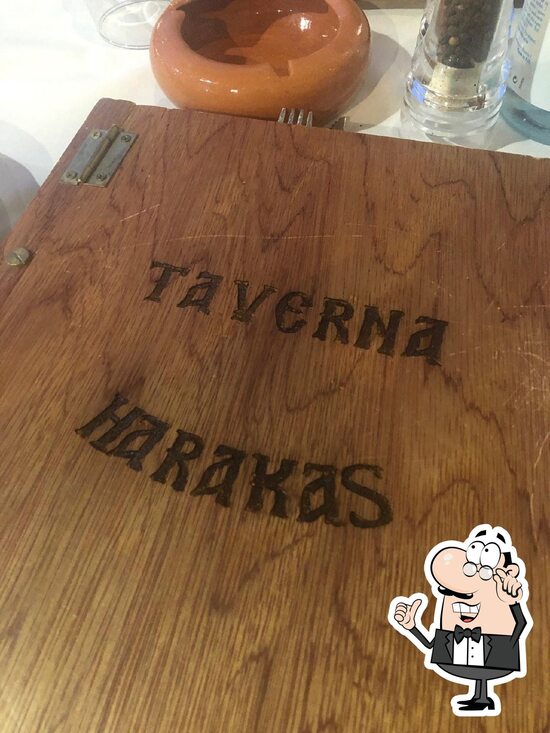 Menu at Taverna Harakas, Hersonissos