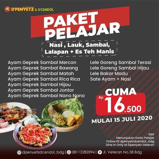 D'Penyetz D'Cendol restaurant, Bandung - Restaurant menu and reviews