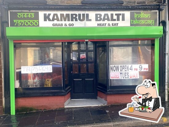 Menu at King Balti fast food, Ferndale
