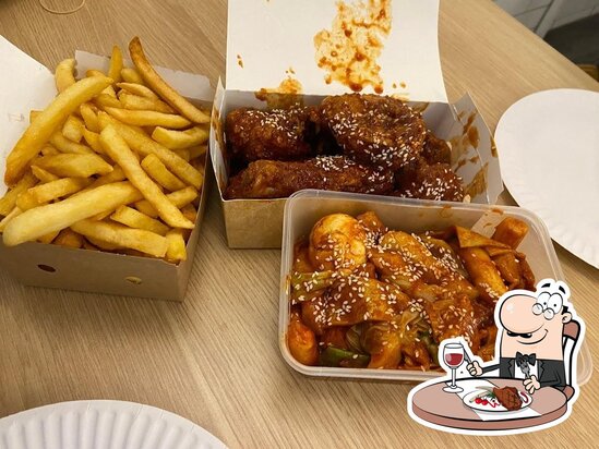 Menu at Seoul Fried Chicken restaurant, Ferndale