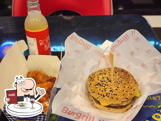 Menu at Burgrill, Surat