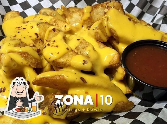 Menu at ZONA 10 fast food, Ensenada