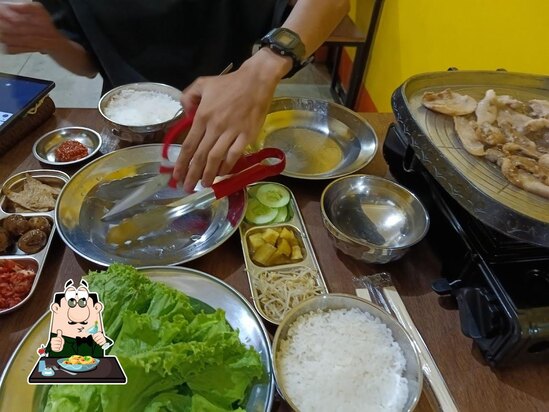 Menu at Samgyupsal Corner restaurant, San Juan