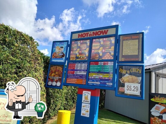 Menu at Hot 'n Now Hamburgers fast food, Sturgis