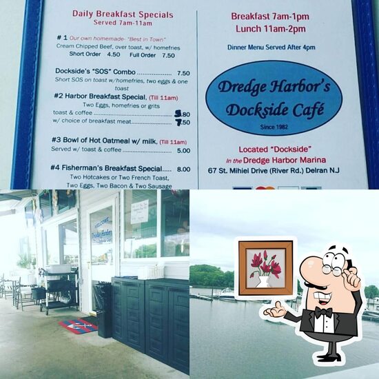 Dredge Harbor Dockside Cafe, Delran - Restaurant menu, prices and reviews