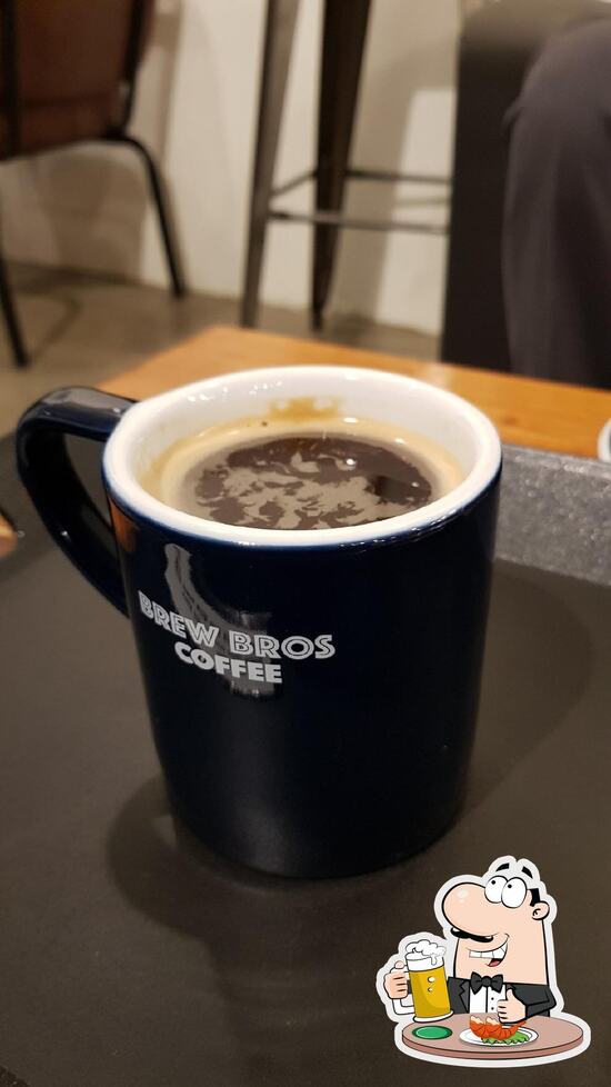 Menu at Brew Bros Coffee cafe, Seoul