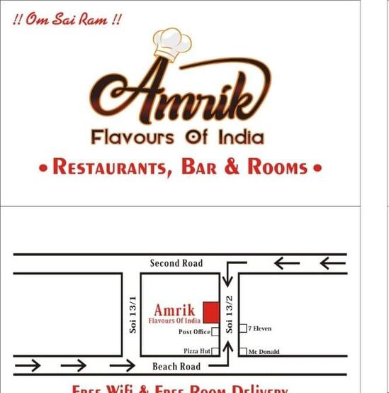 Amrik Flavours Of India, Pattaya - Menú del restaurante, precios y reseñas