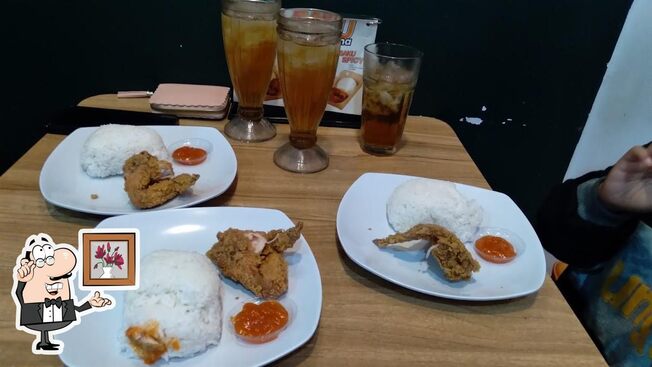 Menu at Labbaik Chicken Caringin Sukabumi restaurant, Indonesia