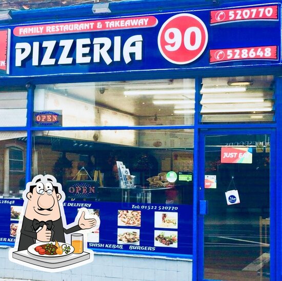 Menu at Pizzeria 90, Lincoln