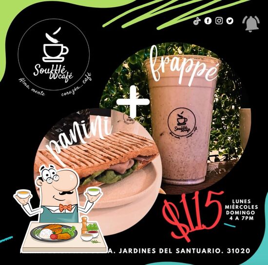 Soufflé Café Jardines, Chihuahua - Carta del restaurante y opiniones