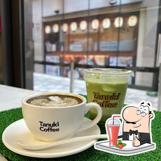Menu at Tanuki Coffee restaurant, Hong Kong