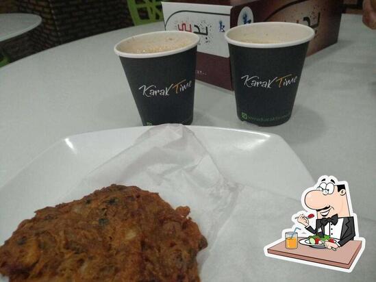 Karak Time cafe, Dubai, 68X2+775 - Metro Footbridge - Restaurant menu ...