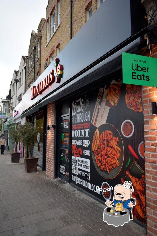 Menu at Manjaros Restaurant Leyton, London