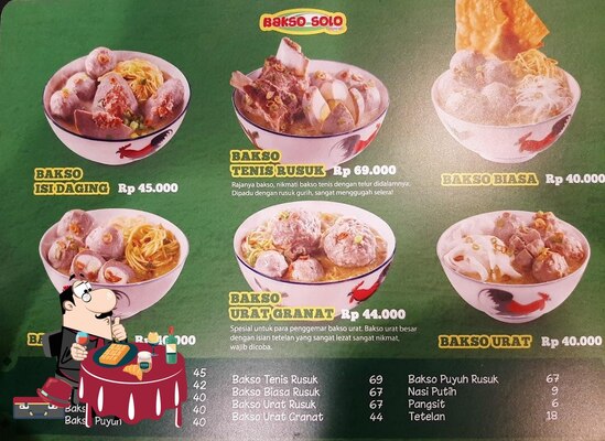 Bakso Solo Samrat Bogor restaurant, Bogor - Restaurant menu and reviews
