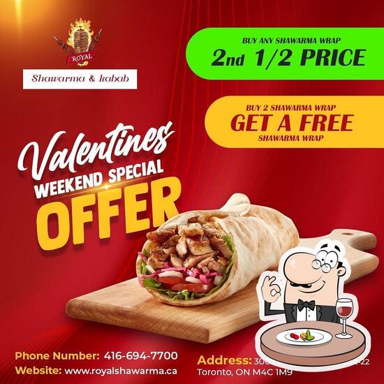 Royal Shawarma & Kabab, Toronto - Restaurant menu, prices and reviews