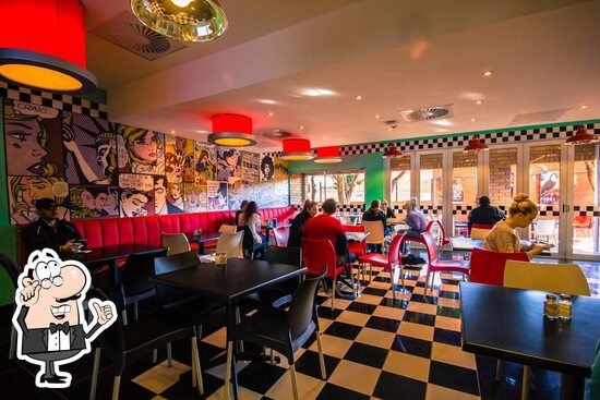 Menu at Ed's Express restaurant, Pretoria