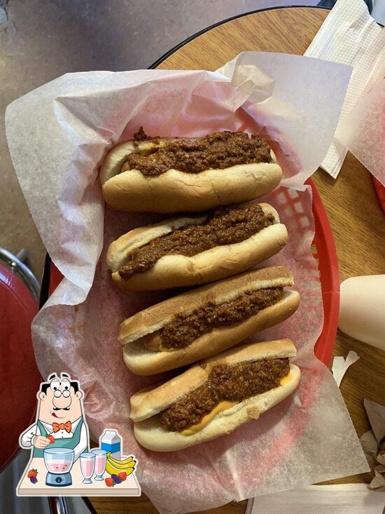 Menu at Hometown Hotdogs restaurant, Westover, 551 Dunkard Ave