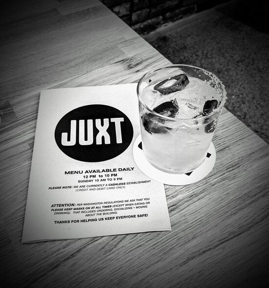 Menu at JUXT Taphouse pub & bar, Bellingham