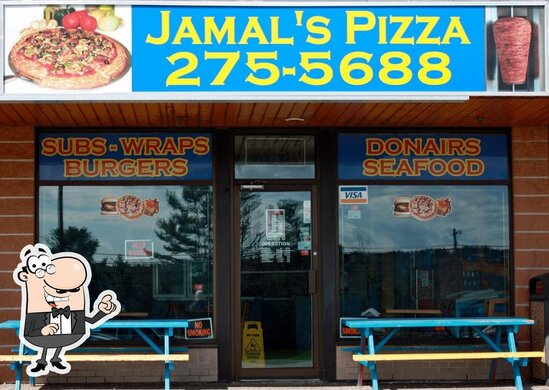 Menu at Jamal's Pizza restaurant, Chester