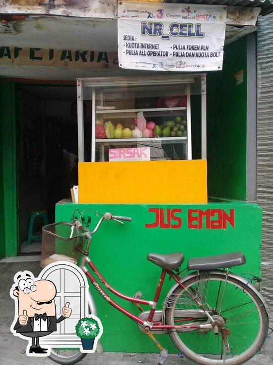 Menu at JUICE BUAH EMAN cafe, North Jakarta
